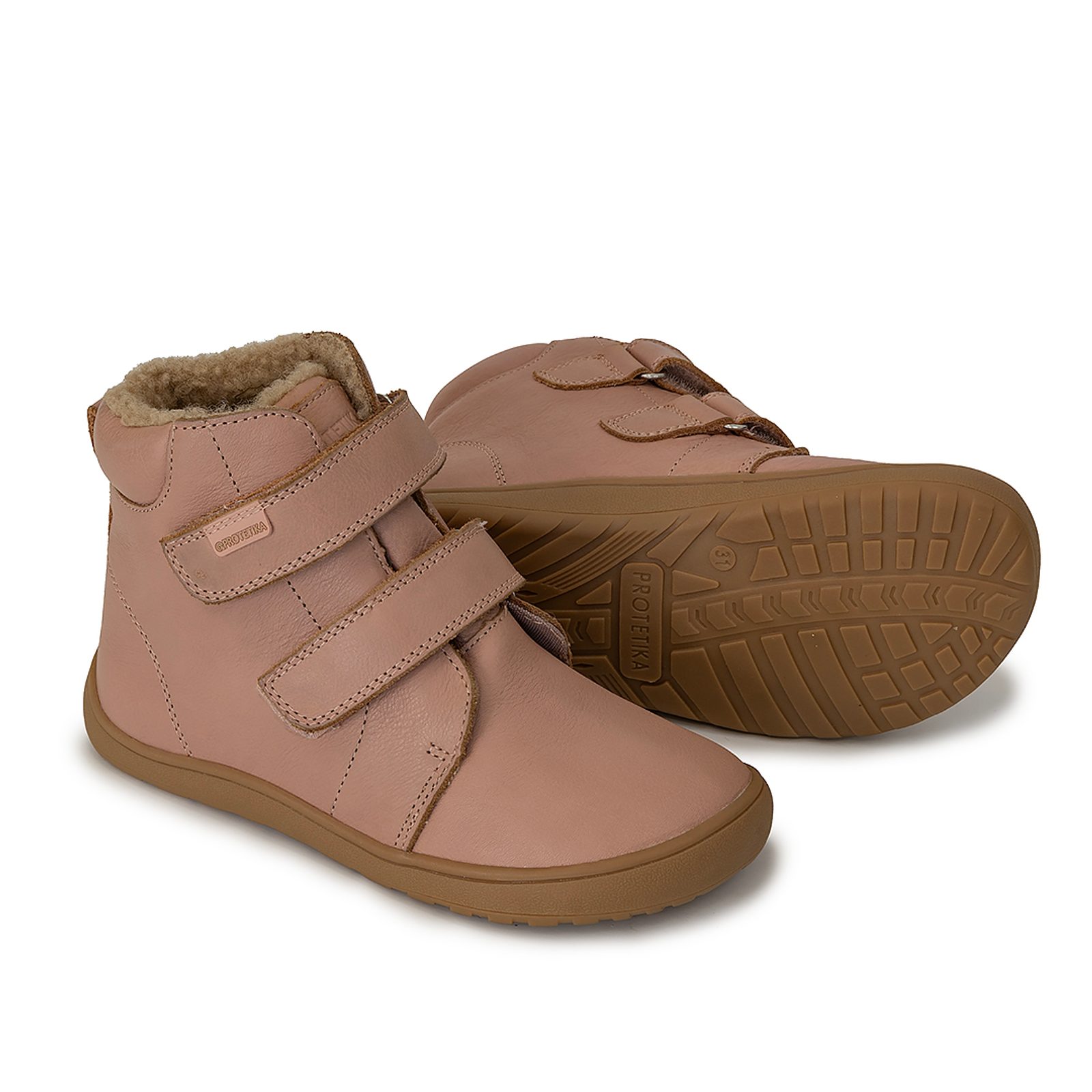 Dievčenská zimná barefoot obuv BEKA PINK, Protetika, ružová | Pidilidi.sk