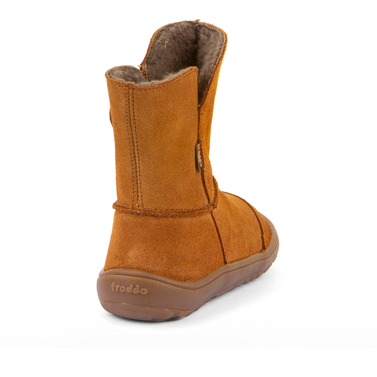 Dětské zimní barefoot boty TEX SUEDE Cognac G3160250-2 | Pidilidi.cz