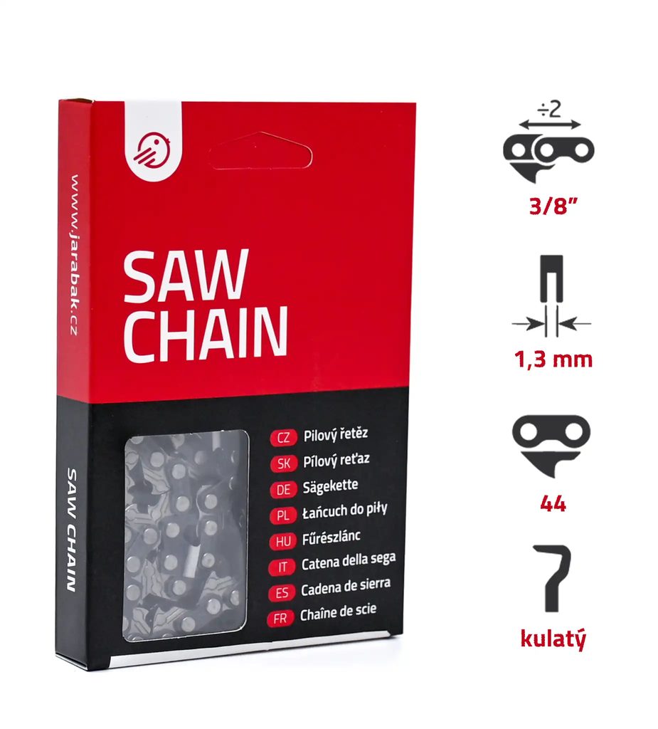 Pilový řetěz Jarabák 1,3-3/8" 44 čl. | Jarabák
