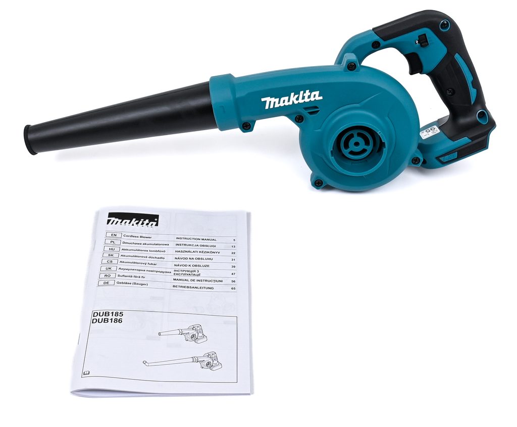 Aku vysavač/fukar na listí Makita LXT DUB185Z | Jarabák