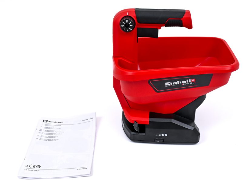 Aku rozmetadlo hnojiv, osiva a soli Einhell GE-US 18 Li-Solo 3415410 ...