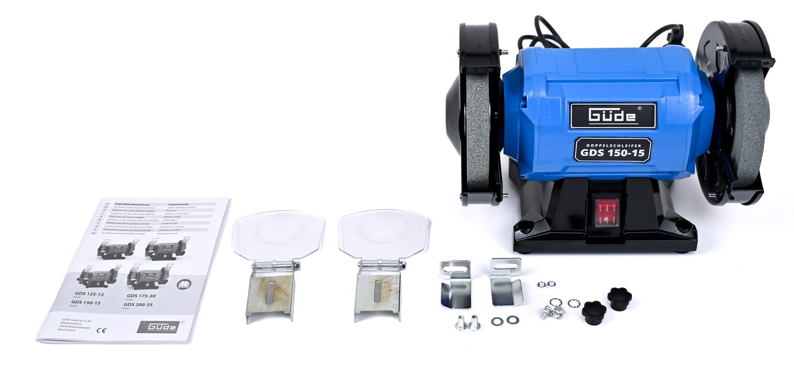 Elektrická dvoukotoučová stolní bruska GÜDE GDS 150-15 | Jarabák