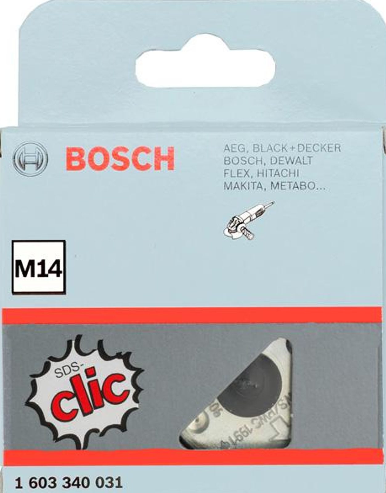 Matice rychloupínací Bosch Clic M14 SDS 1 ks 1603340031 | Jarabák
