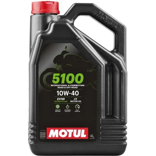 Motul 5100 4T Ester 10W40 4L - MOTUL - Oleje pro 4T motory - 699 Kč - Motogaráž.cz - Vše pro ...