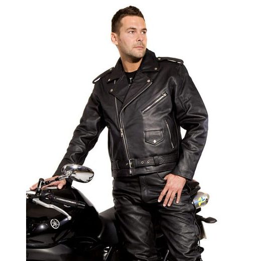 Kožený křivák na motorku Wolf Biker - WOLF - Kožené bundy - 3 499 Kč ...