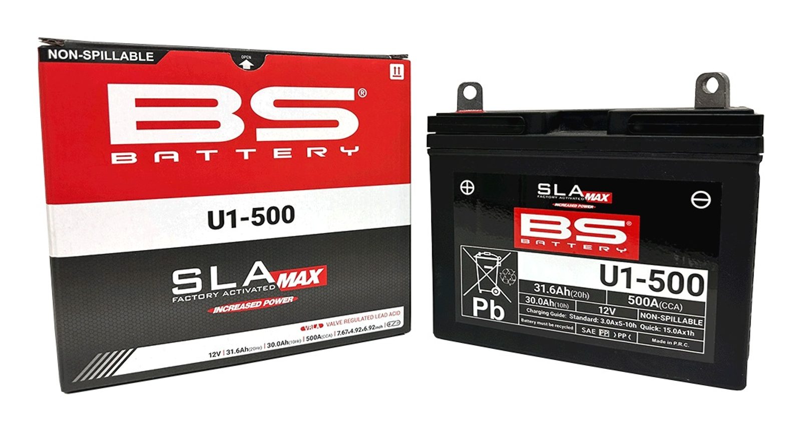 SUPERŠTVORKOLKY.SK - V továrni aktivovaný akumulátor BS-BATTERY U1-500 ...