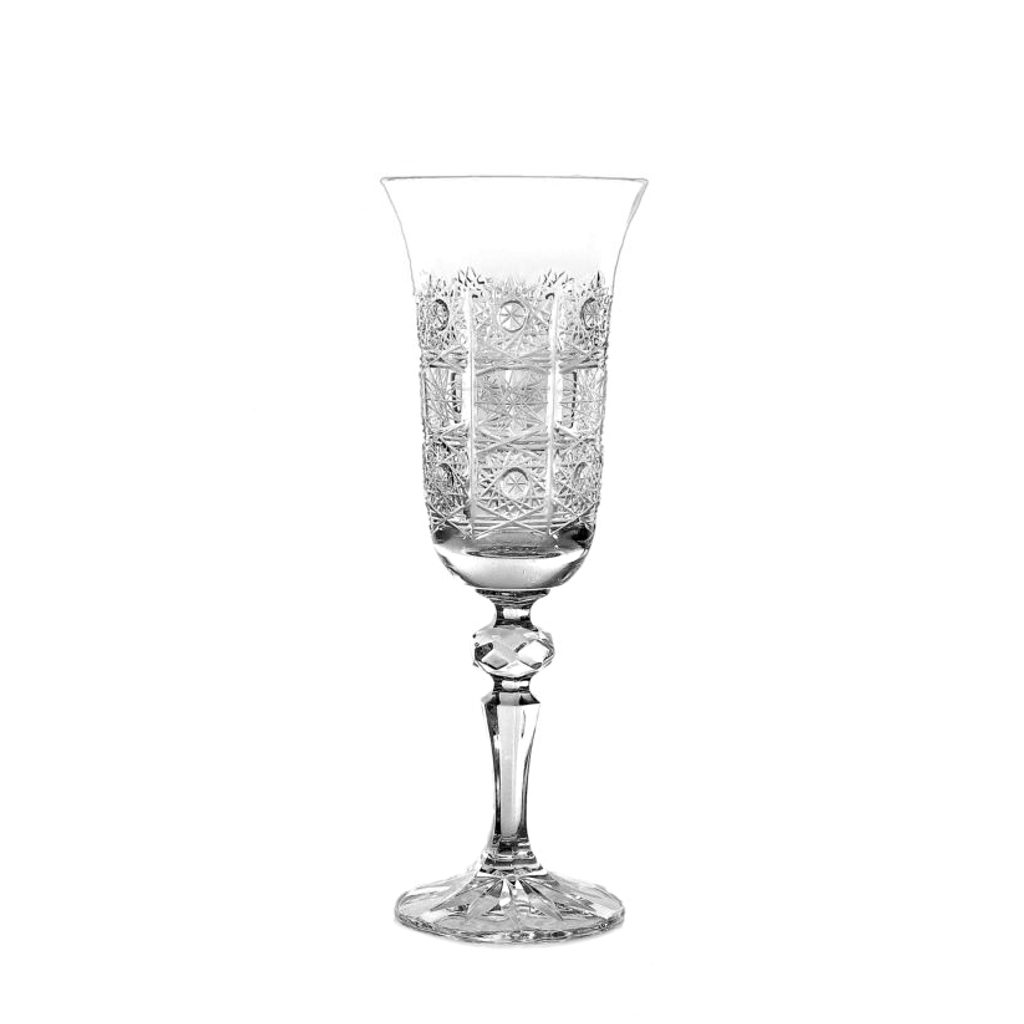 Glass Flute 150 ml, Champagne, 500PK, Crystal Bohemia - DAKA Crystal ...