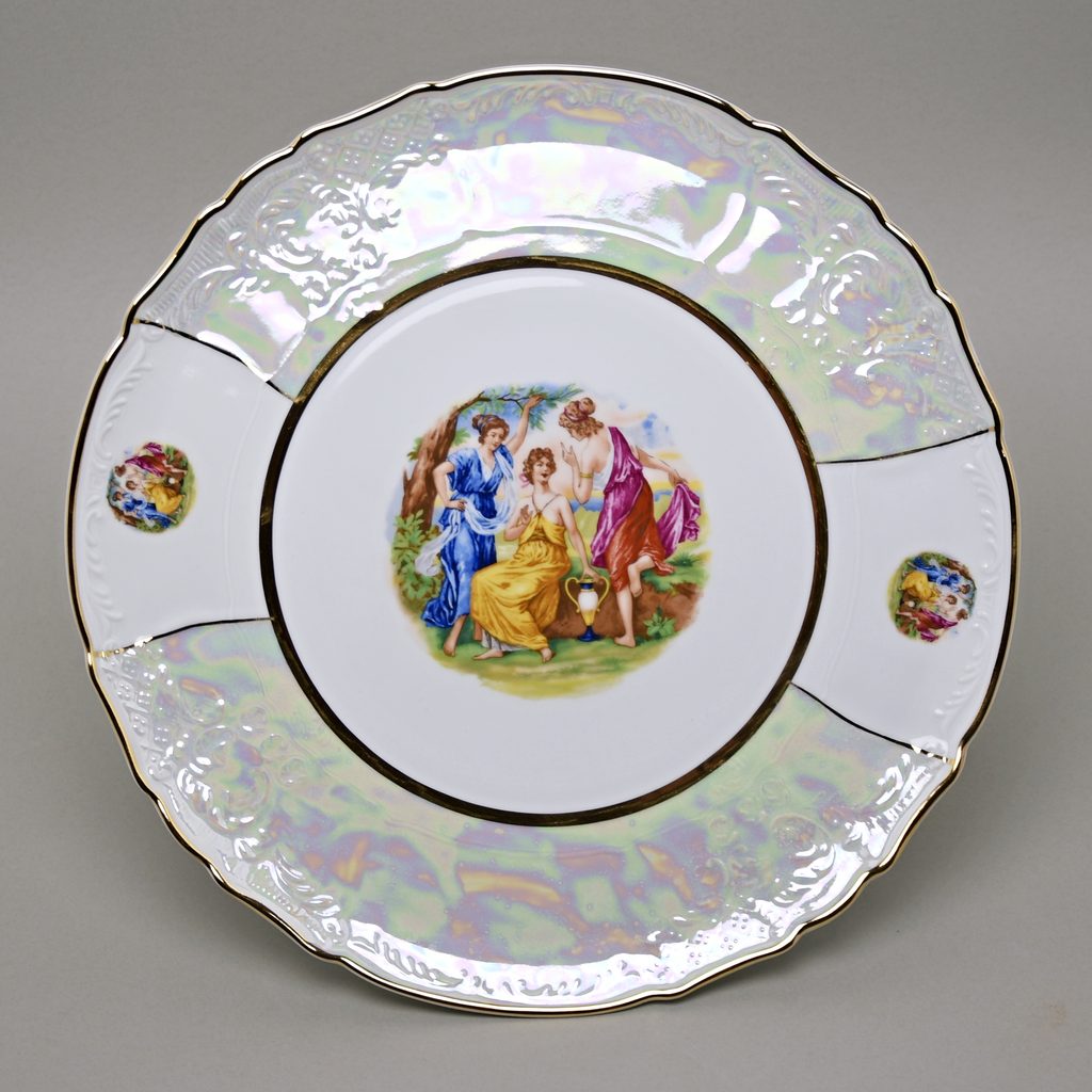 The Three Graces: Cake plate on stand 32 cm, Thun 1794 Carlsbad ...