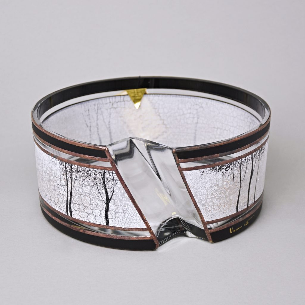 Studio Miracle: Bowl Black & White Trees, 20,5 cm, Hand-decorated by ...