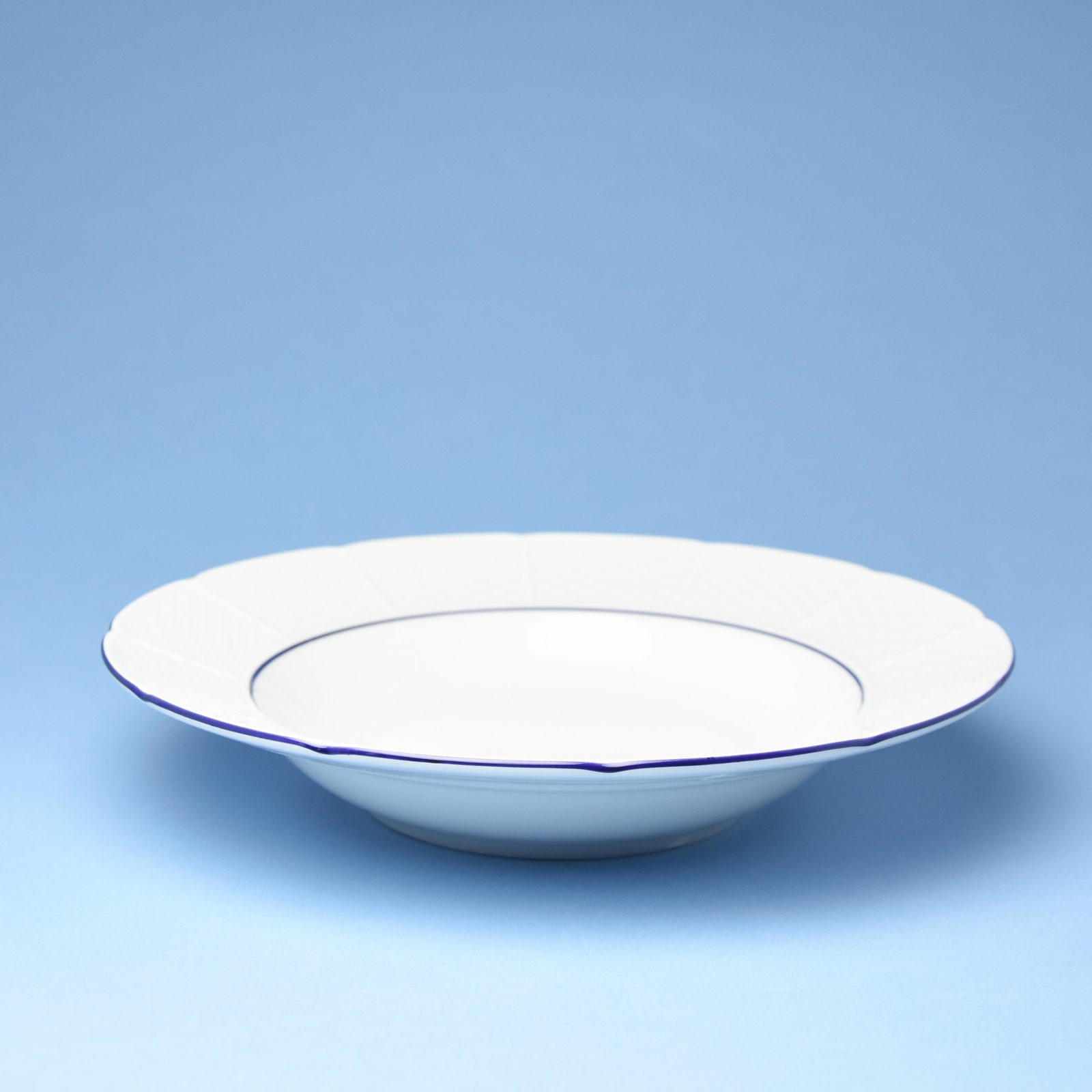 Natálie modré linky: Talíř hluboký 23 cm, Thun 1794, karlovarský ...