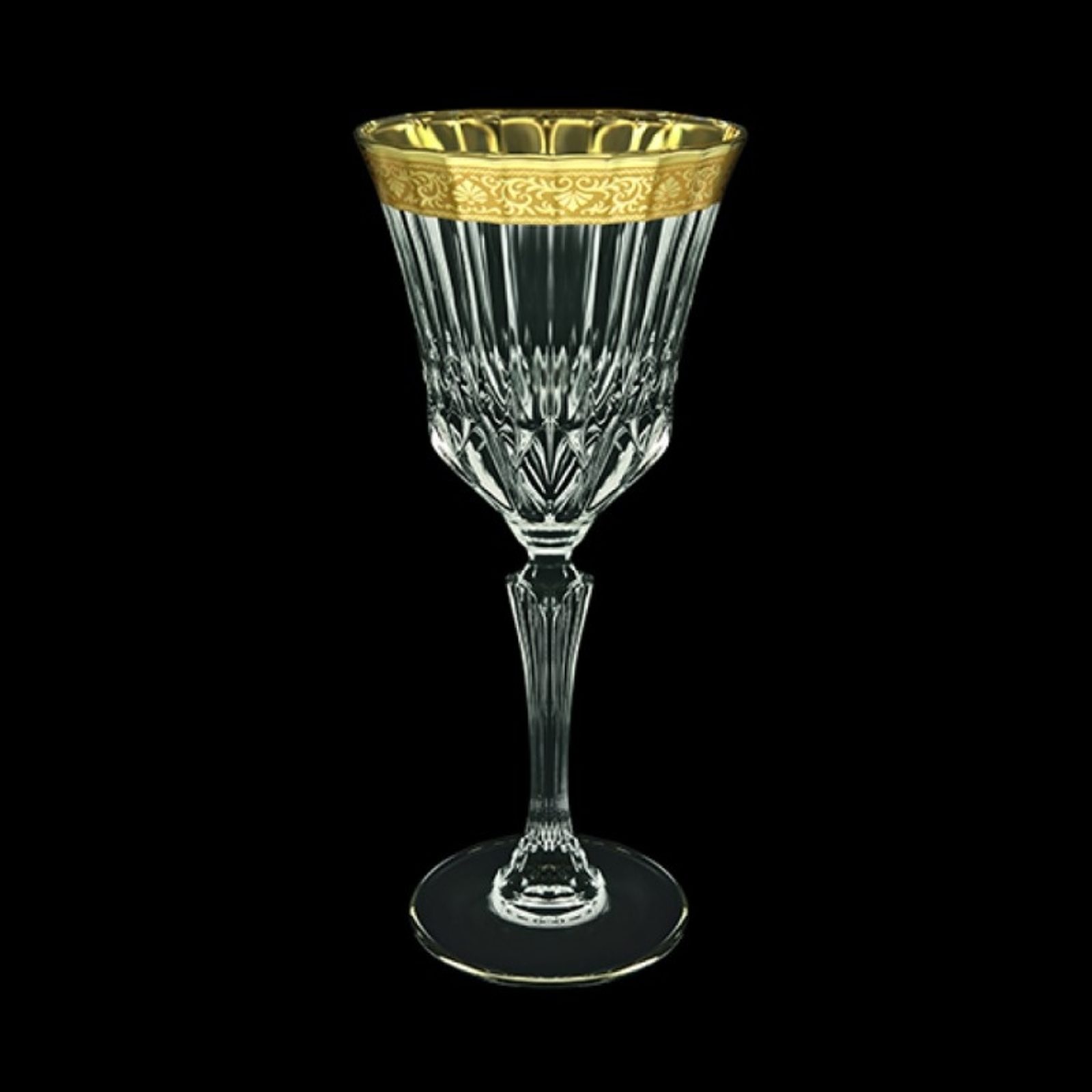 Astra Gold: Wine glass 280 ml, 21,4 cm, crystal + gold, Romance Golden ...