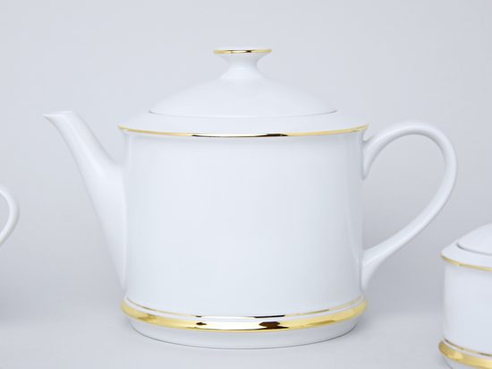 511: Tea set for 6 pers., Sabina, gold rim, Leander Loučky - Leander ...