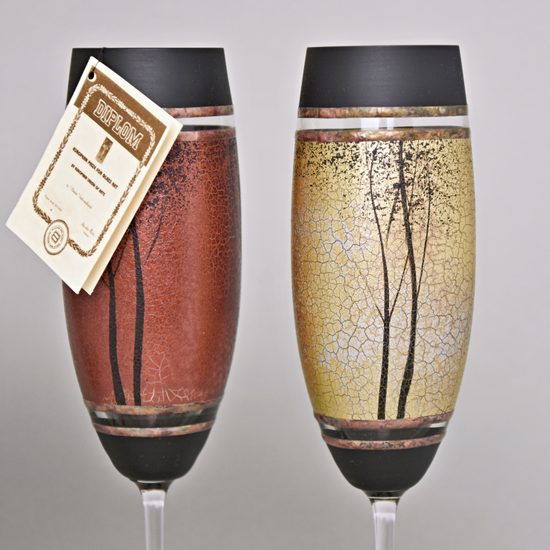Studio Miracle: Champagne Glasses, 4 pcs., Mix Trees, 200 ml, Hand ...