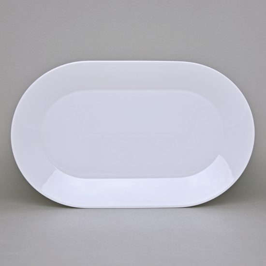 Tom: Dish oval flat 38 cm, Thun 1794 - Thun 1794 - TOM white PR - Thun ...