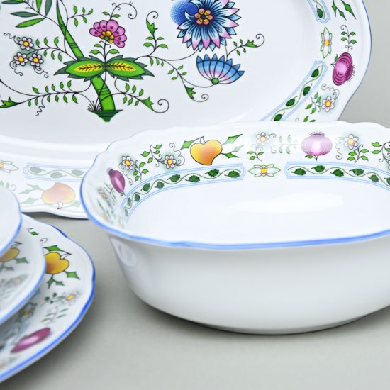 Dining set 16 pcs., COLOURED ONION PATTERN - Cibulák (Blue Onion ...