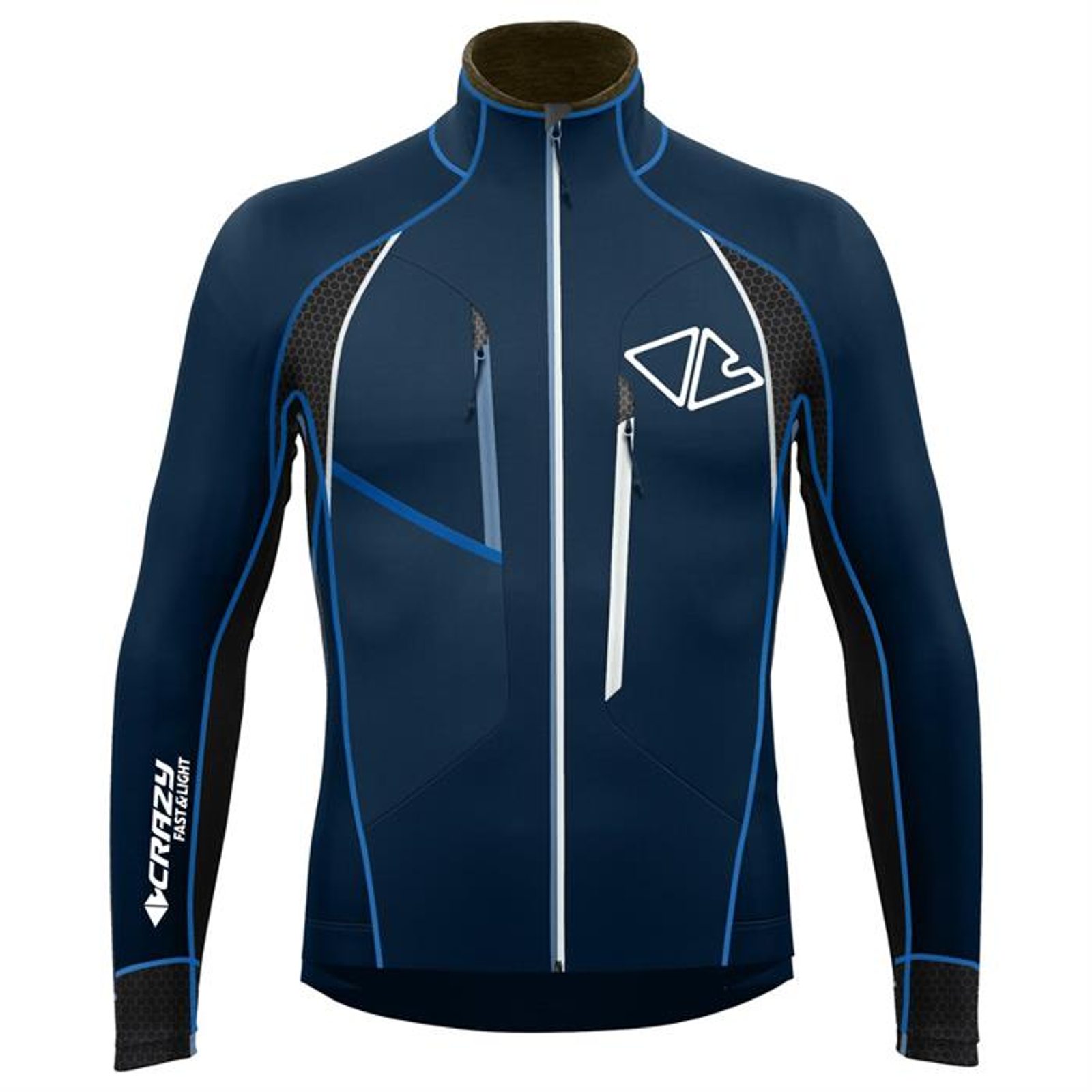 Namche - Outdoor Bunda Crazy Idea Pull Acceleration caffé Crazy Idea Mikiny s dlouhým zipem ...