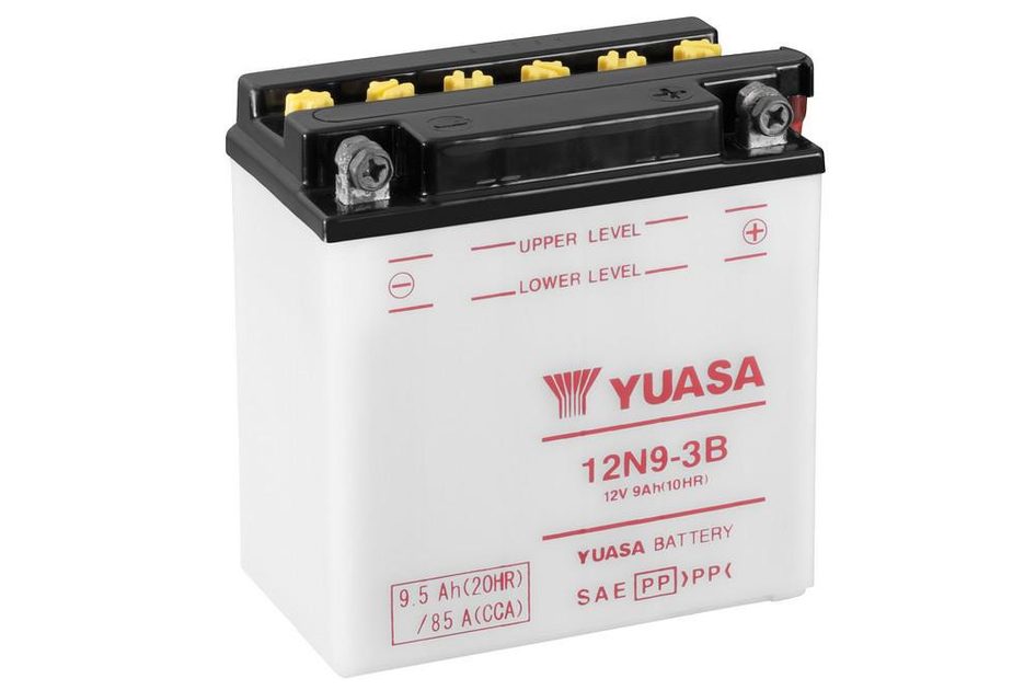 Konvenční 12V akumulátor bez kyseliny YUASA 12N9-3B - YUASA - Konvenční ...