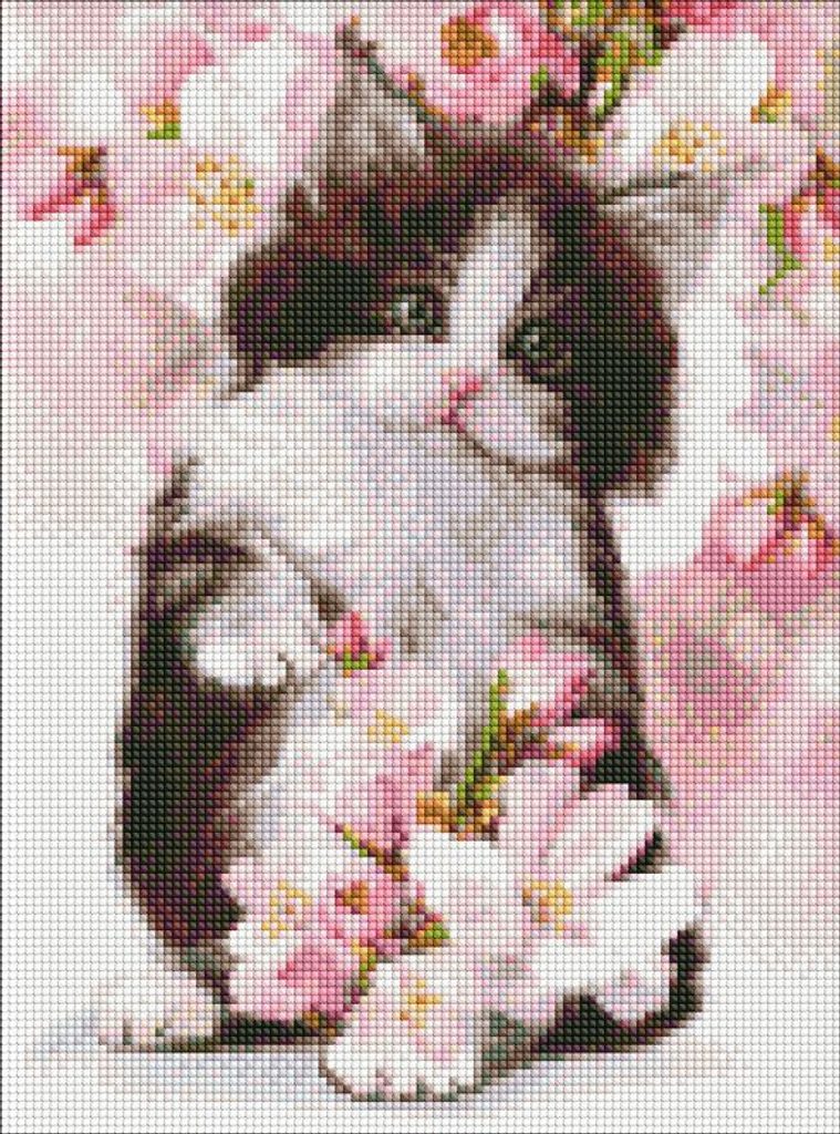 Diamond Painting Canvas Kitten Manumi Eu