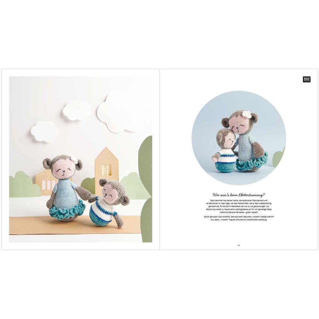 Kniha návodov na háčkovanie Mini Me nemecká verzia | Manumi.sk