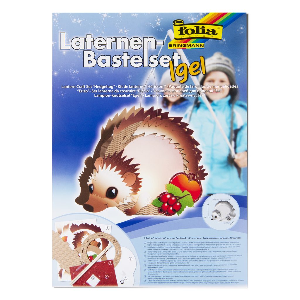 Lantern making kit Hedgehog | Manumi.eu