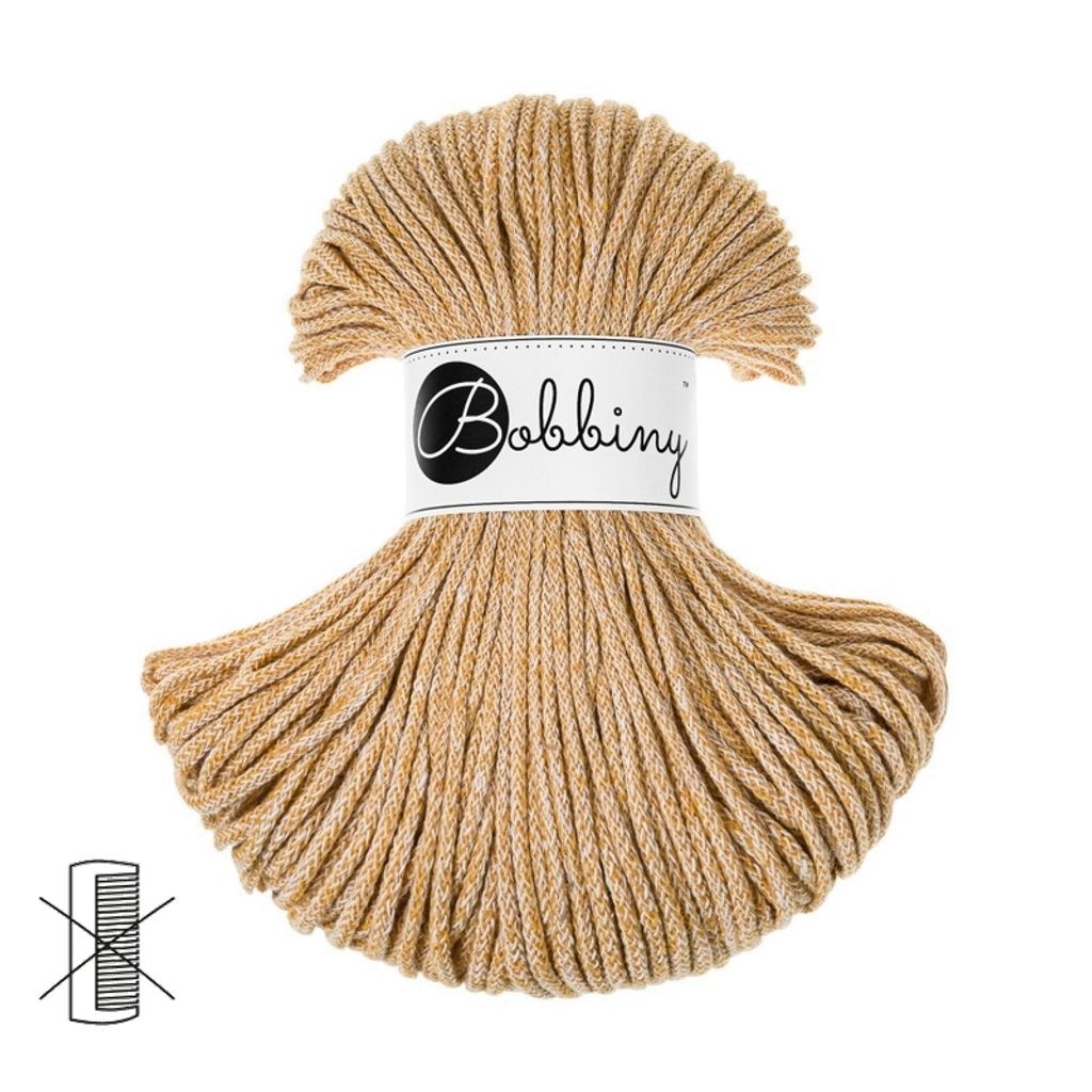 Bobbiny Macramé Cord Junior 3mm Sunflower | Manumi.eu