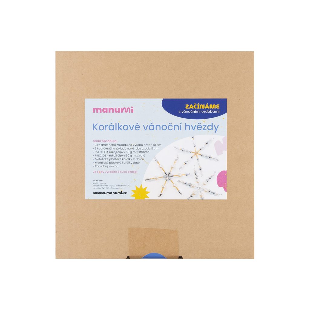 Manumi creative set Christmas stars made of beads | Manumi.eu