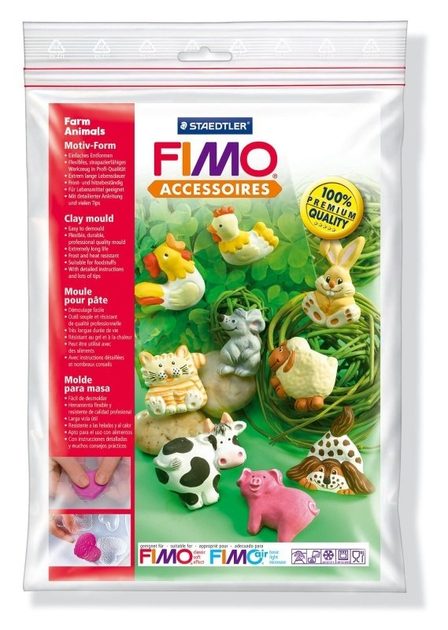 FIMO silicone mould Farm | Manumi.eu