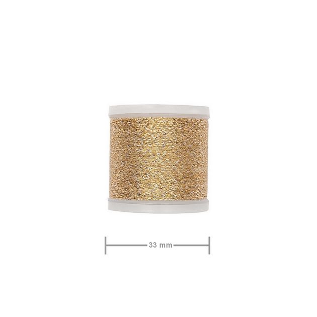 Metallic embroidery thread in the colour of gold | Manumi.eu