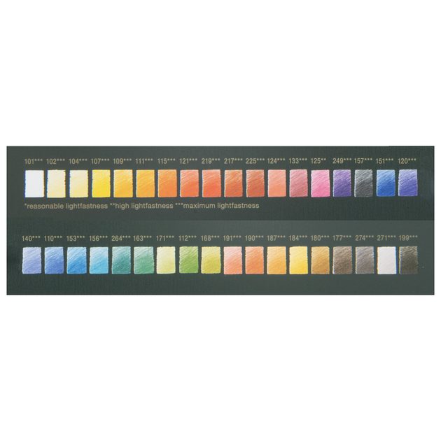 Faber-Castell Polychromos coloured pencils set in a tin case 36pcs ...
