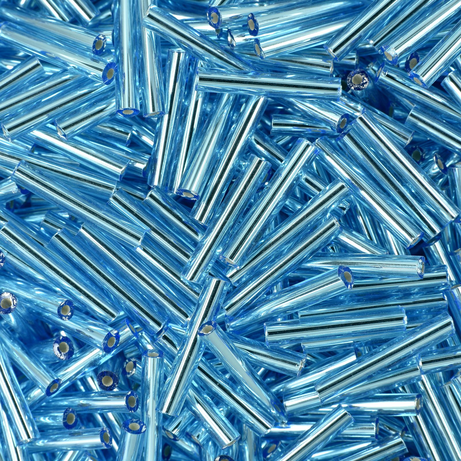 PRECIOSA glass tubes straight 15mm aqua | Manumi.eu