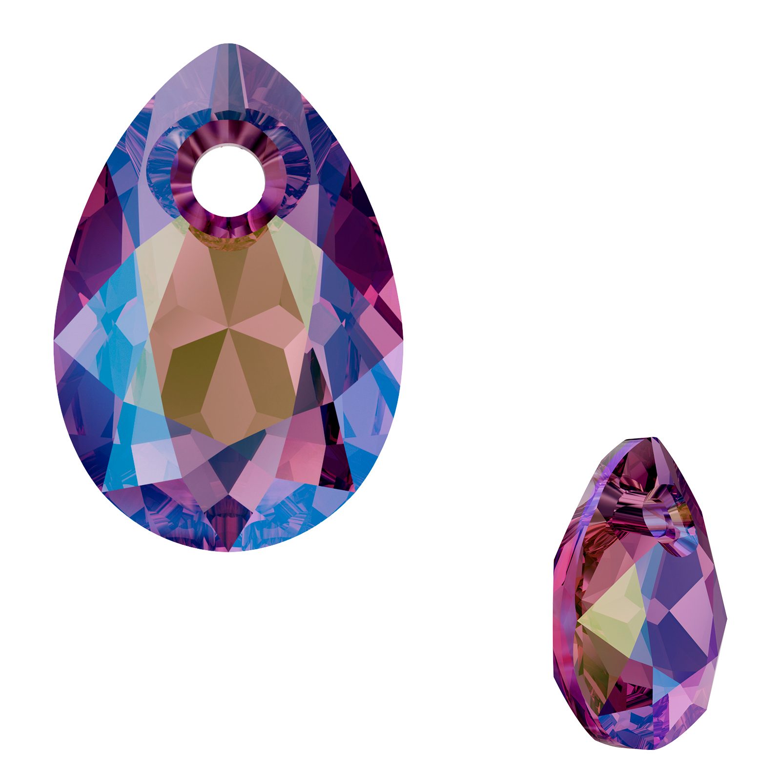 SWAROVSKI 6433 9mm Amethyst Shimmer | Manumi.eu