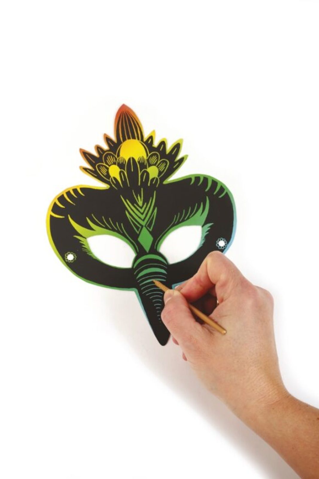 Scratch masks in the shape of a bird 3 pcs | Manumi.eu