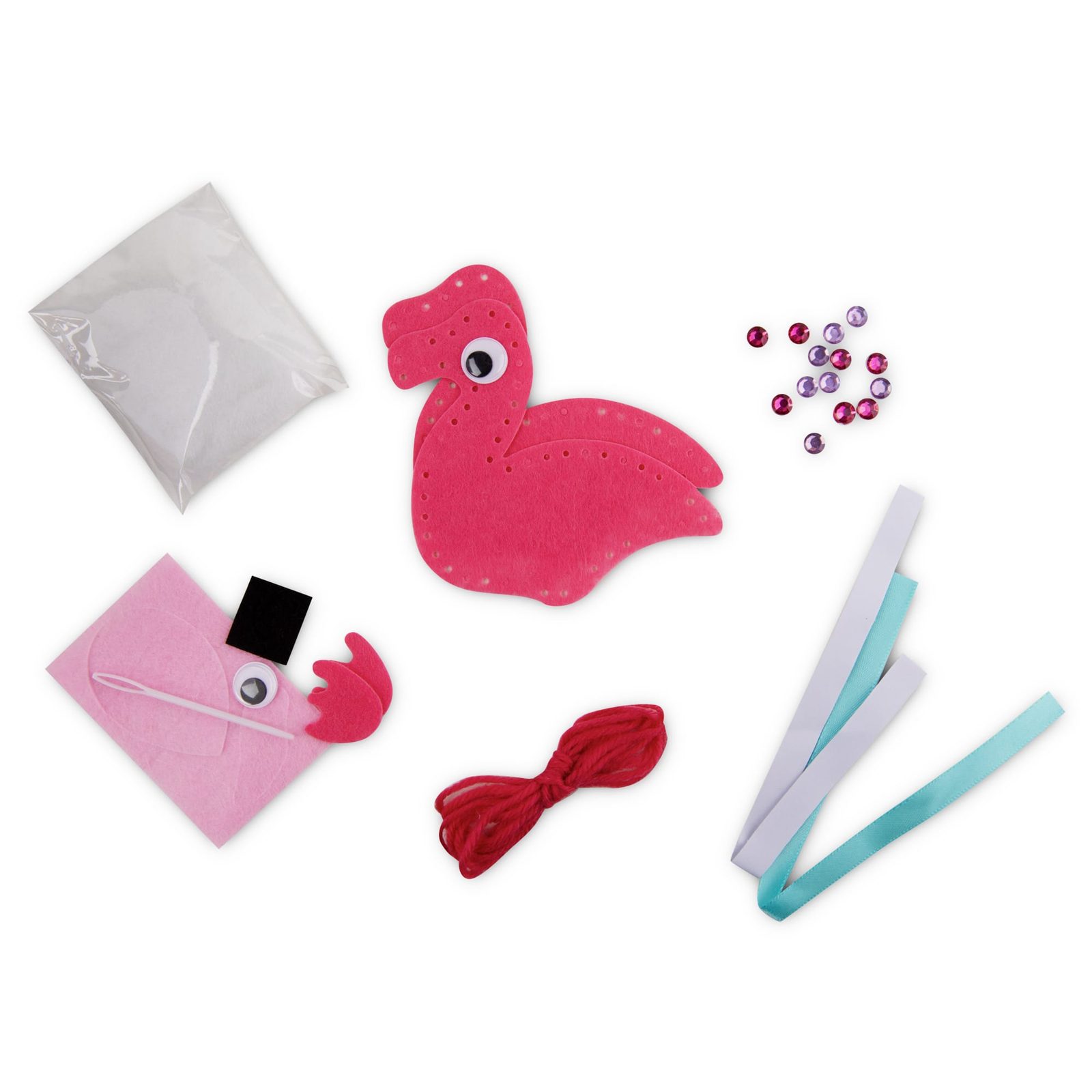 Mini set pentru cusut, flamingo | MANUMI