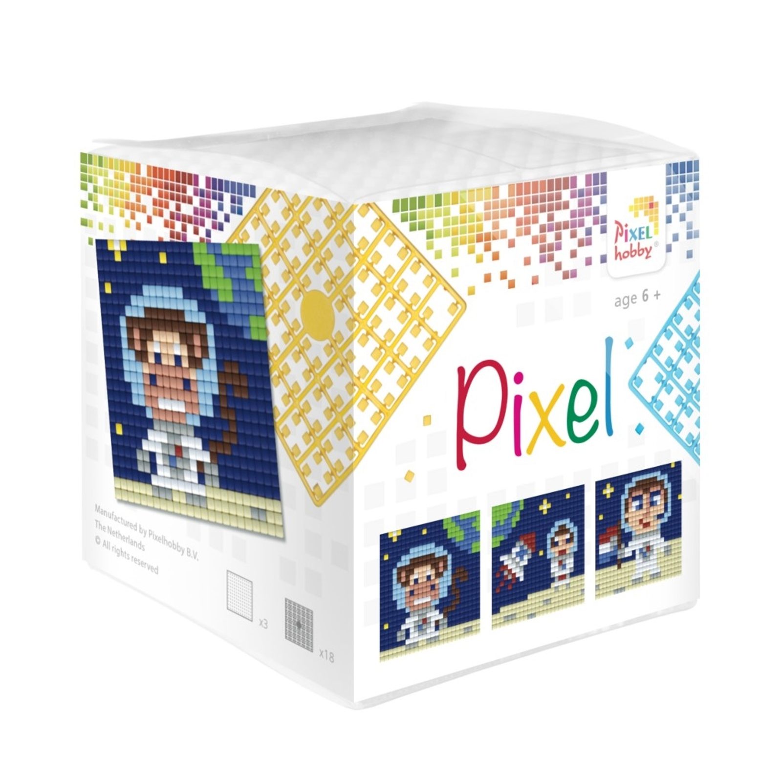 Pixel set cube universe 3pcs | Manumi.eu
