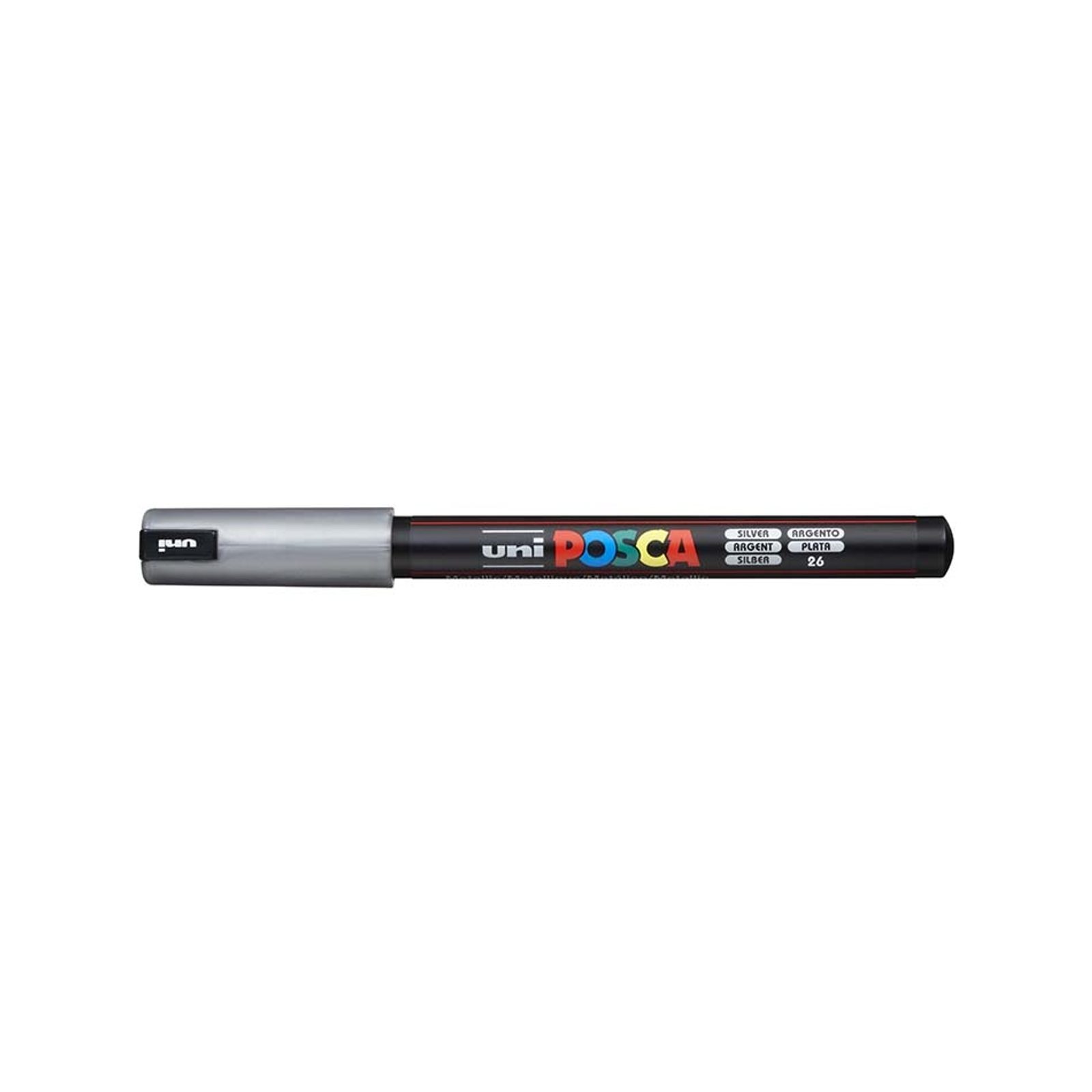 POSCA acrylic marker 1MR silver | Manumi.eu