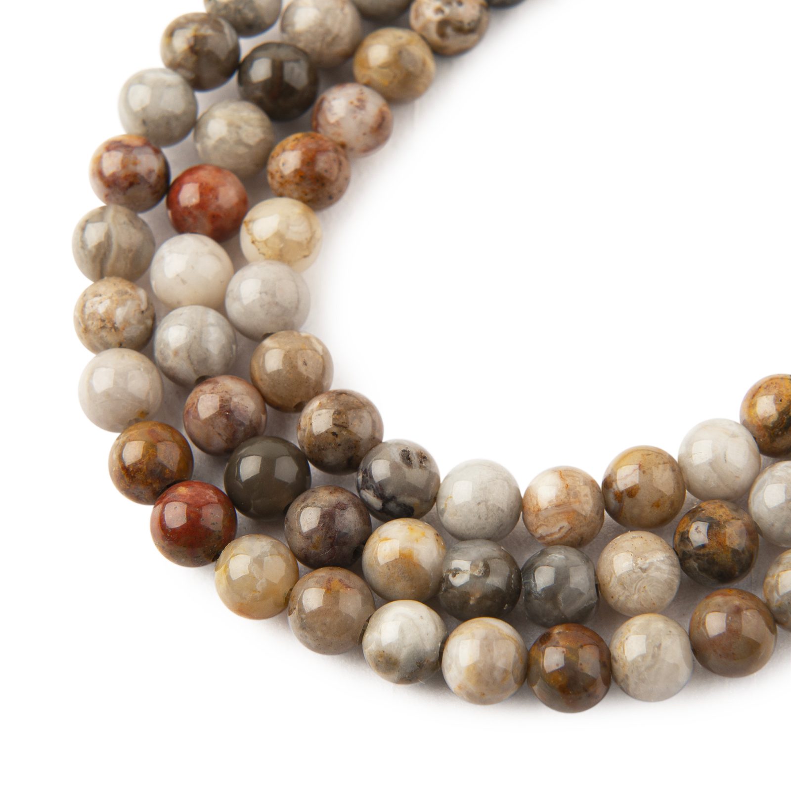 Gobi Agate beads 6mm | Manumi.eu