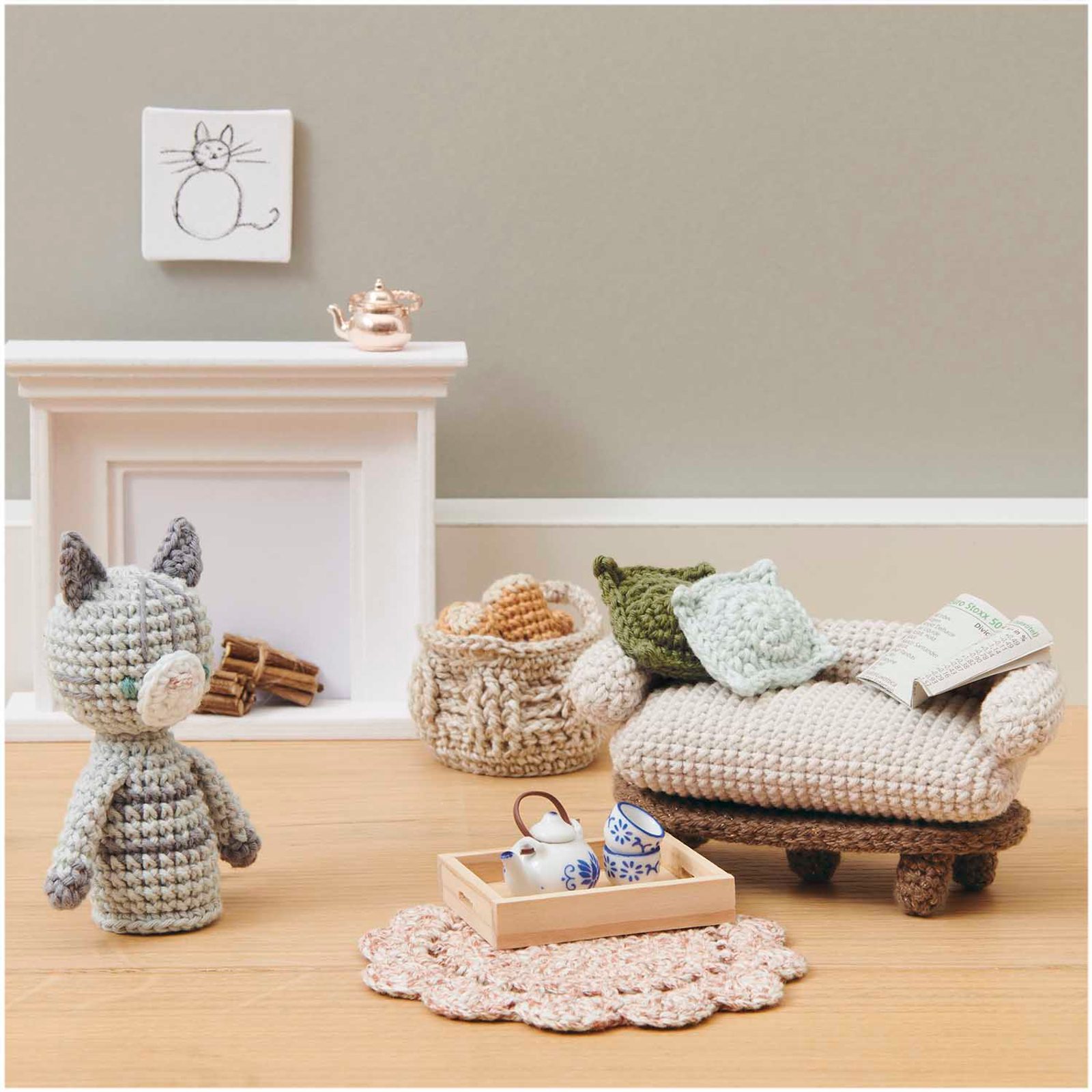 Cotton crochet yarn Ricorumi dk shade 003 light grey | Manumi.eu