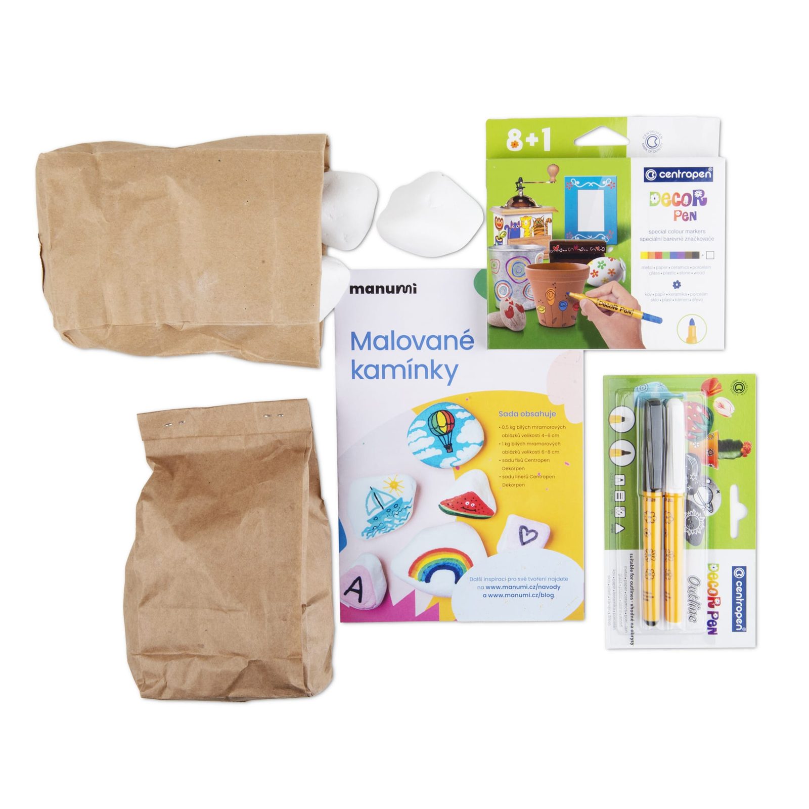 Manumi creative kit Painted stones | Manumi.eu