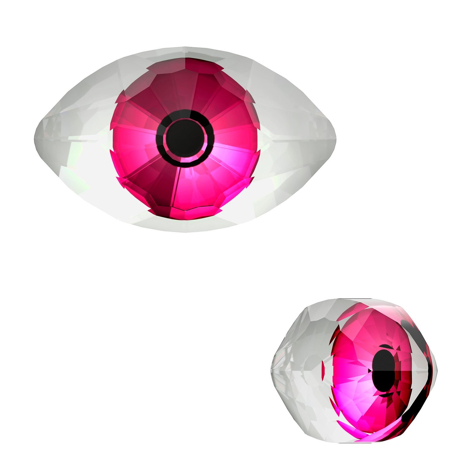 SWAROVSKI 4775 18X10,5 mm Crystal Eye Fancy Stone Cal V Si F MD294 ...