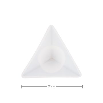 Silikonová forma na odlévání kreativní hmoty pyramida 57x57x67mm | MANUMI