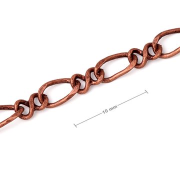 Unfinished jewellery chain antique copper No.57 | Manumi.eu