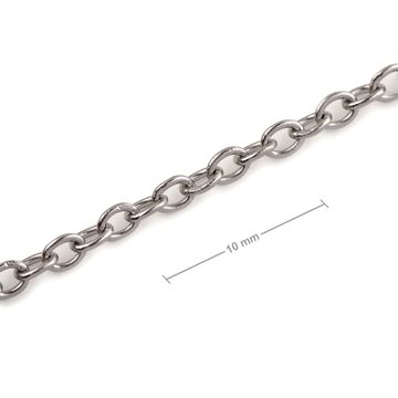 Stainless steel unfinished jewellery chain with 2mm link | Manumi.eu