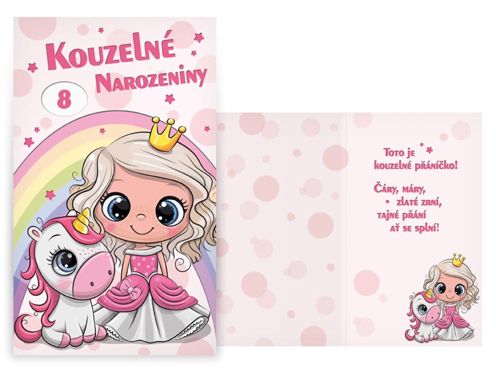 přání k narozeninám otočné, dětské M33-121 W PRANI_W_231 | MFP Paper s ...