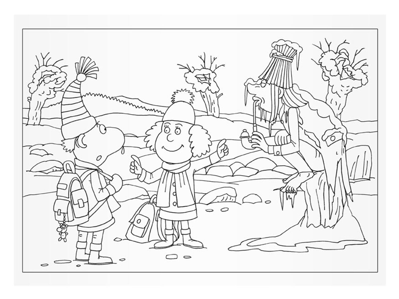 omalovánky Zima 2 5300825 | MFP Paper s.r.o. | Papírnictví | Dometa ...