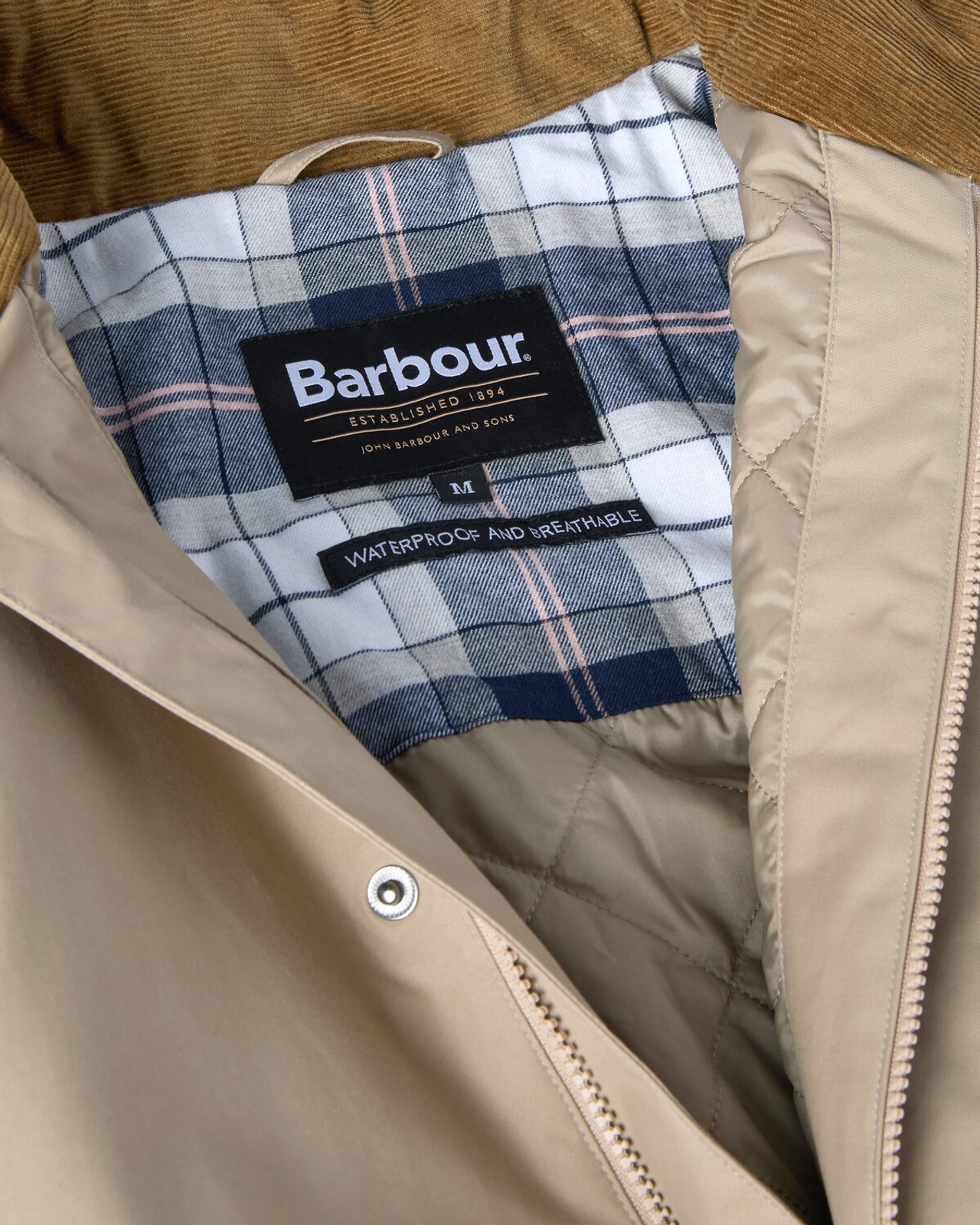 Gentleman Store - Barbour Chelsea Waterproof Mac — Washed Stone ...