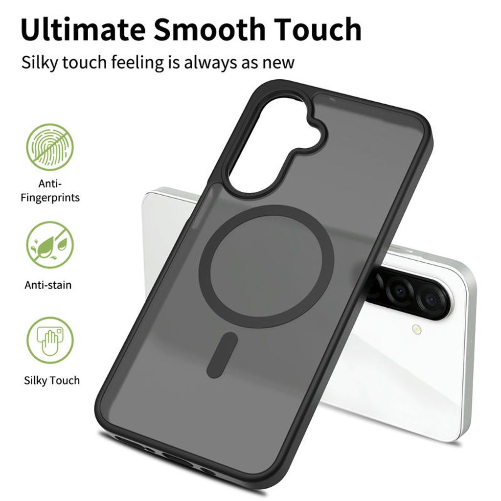 JP MagFit MagSafe tok N52 mágnes Samsung Galaxy A17 fekete | Momanio.hu