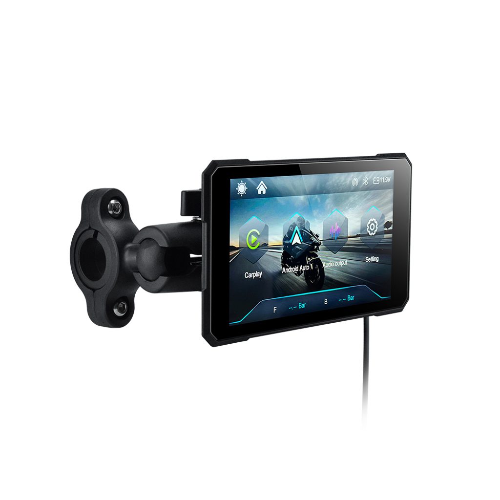 5" motocyklový displej s bezdrôtovým Apple CarPlay a Android Auto ...