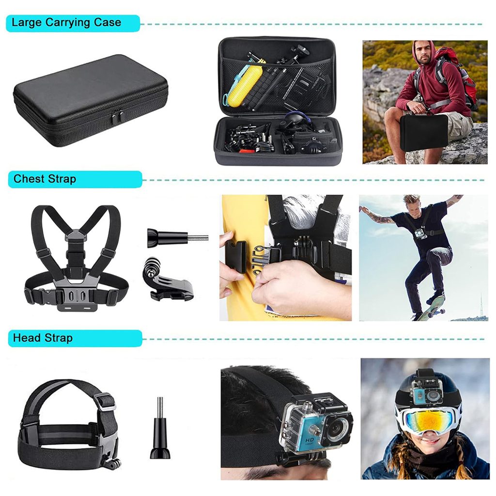 Techsuit CamQuest 50u1 set za GoPro Hero SJCAM | Momanio.hr