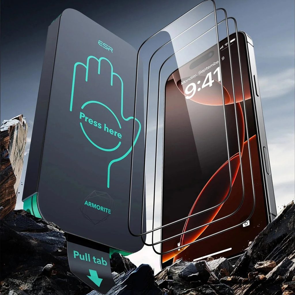 ESR Armorite Tvrzené sklo UltraFit, iPhone Air, 3 kusy | Tvrzenaskla.eu