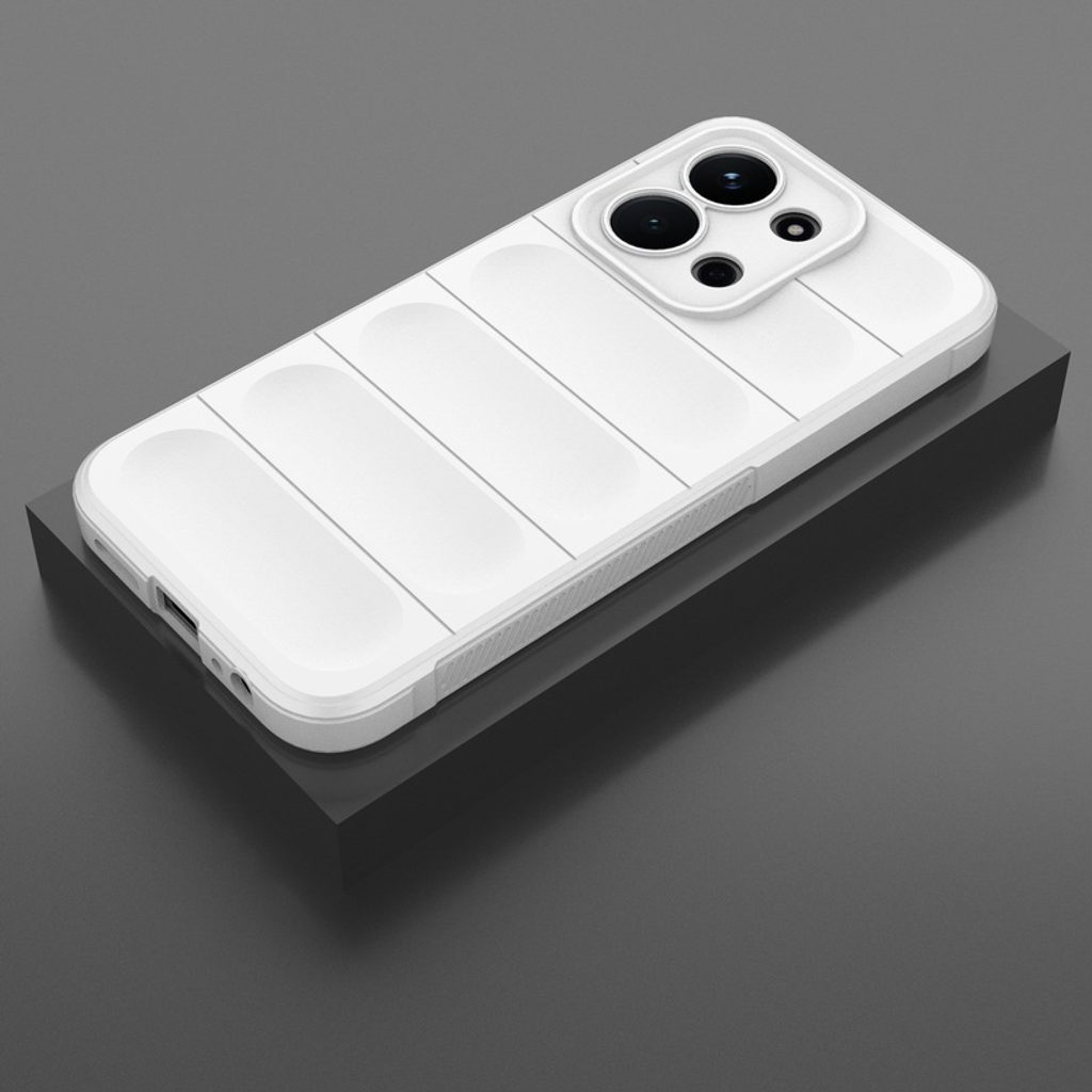 Magic Shield tok Xiaomi Redmi 15C fehér - ütésálló TPU | Momanio.hu